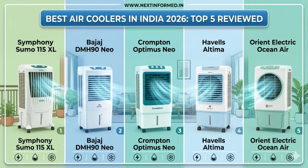 Best Air Cooler in India 2026: Top 5 Picks to Beat the Heat